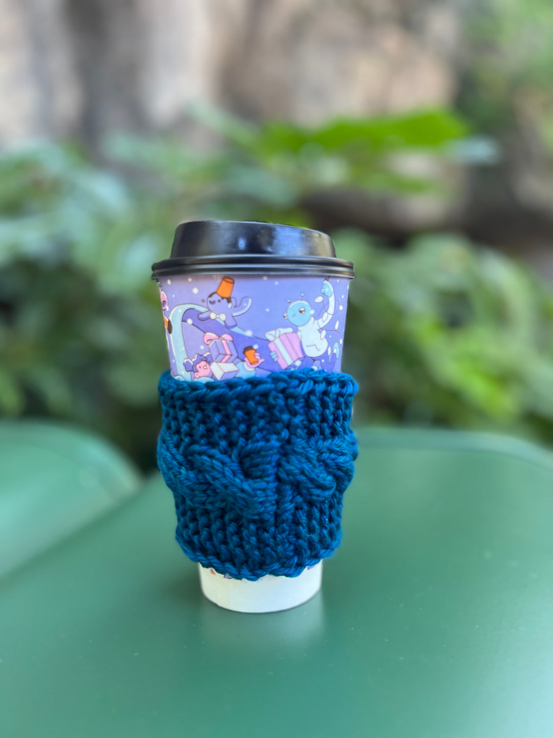 Cable Knit Cup Cozy Pattern | Quick Knitting Project – Marly Bird