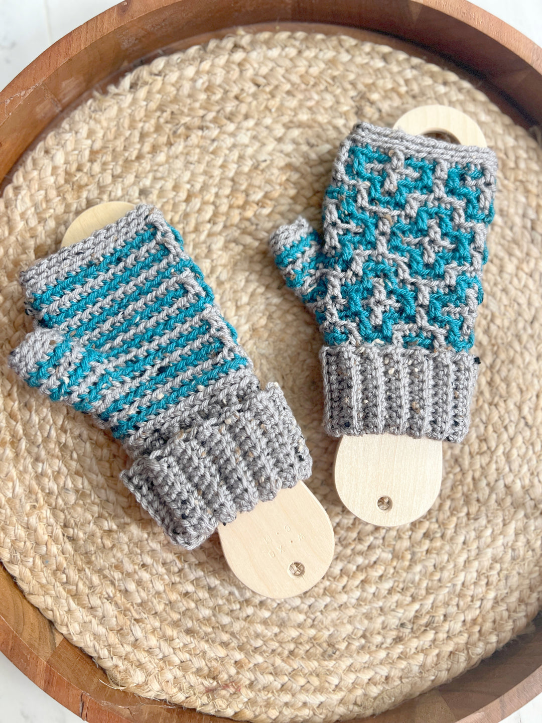 Cinnamon Dreams Crochet Fingerless Mittens Pattern PDF | Mosaic Crochet ...