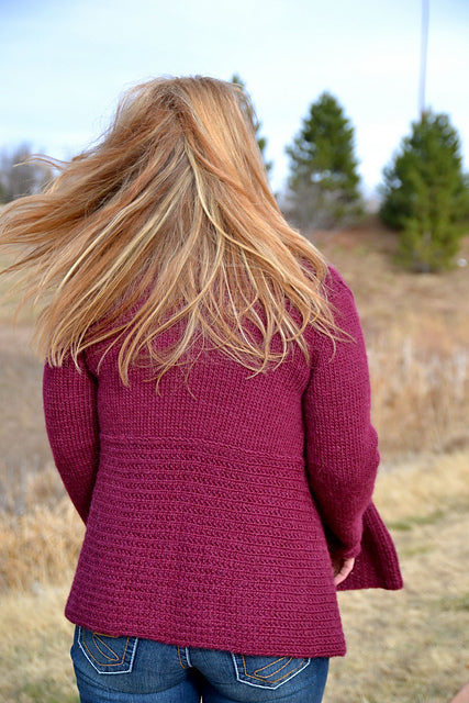 Opening Night Drape Front Knit Cardigan Pattern - COZY KNIT SWEATER ...